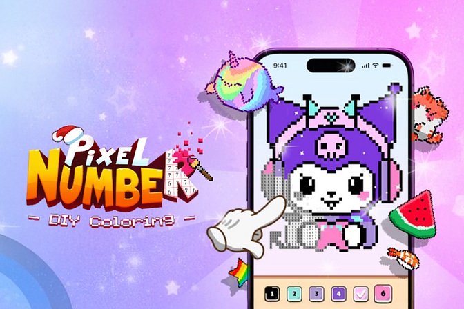 Pixel Number: DIY Coloring - Jogo Grátis Online | FunnyGames